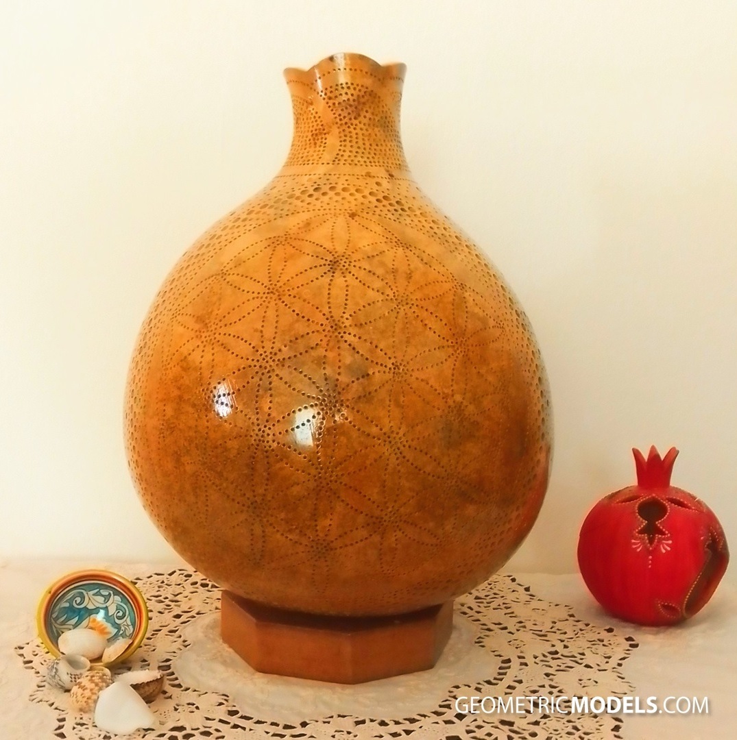 Flower of life and Mer Ka Ba – day view 01