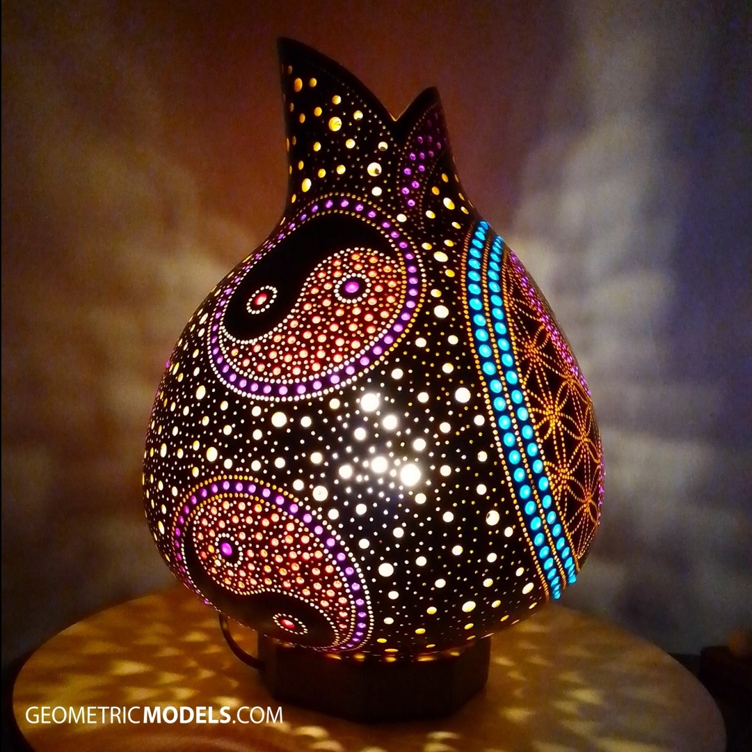 Yin Yang side view night